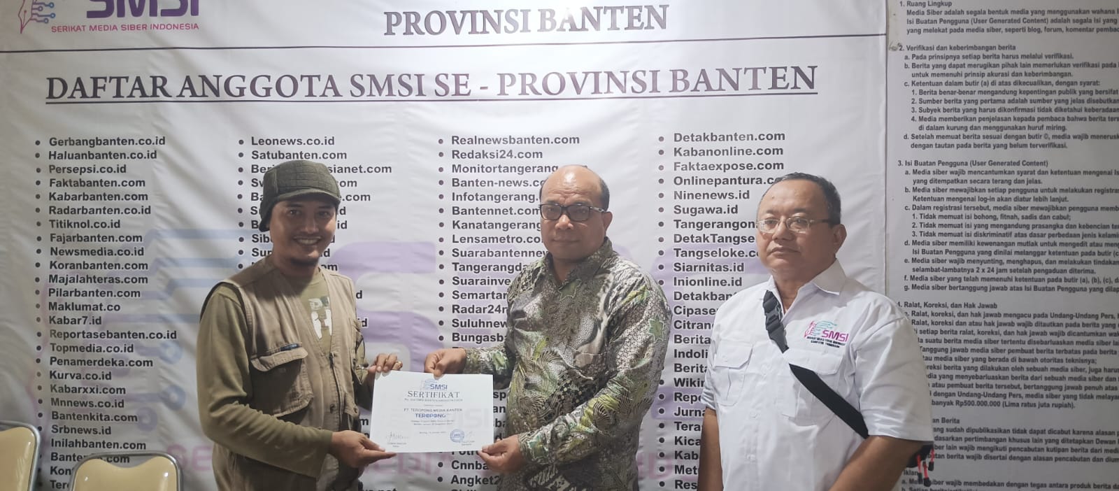Peringati HPN 2024, SMSI Banten Akan Bagikan Sertifikat Anggota - BeritaNew Peringati HPN 2024, SMSI Banten Akan Bagikan Sertifikat Anggota - BeritaNew